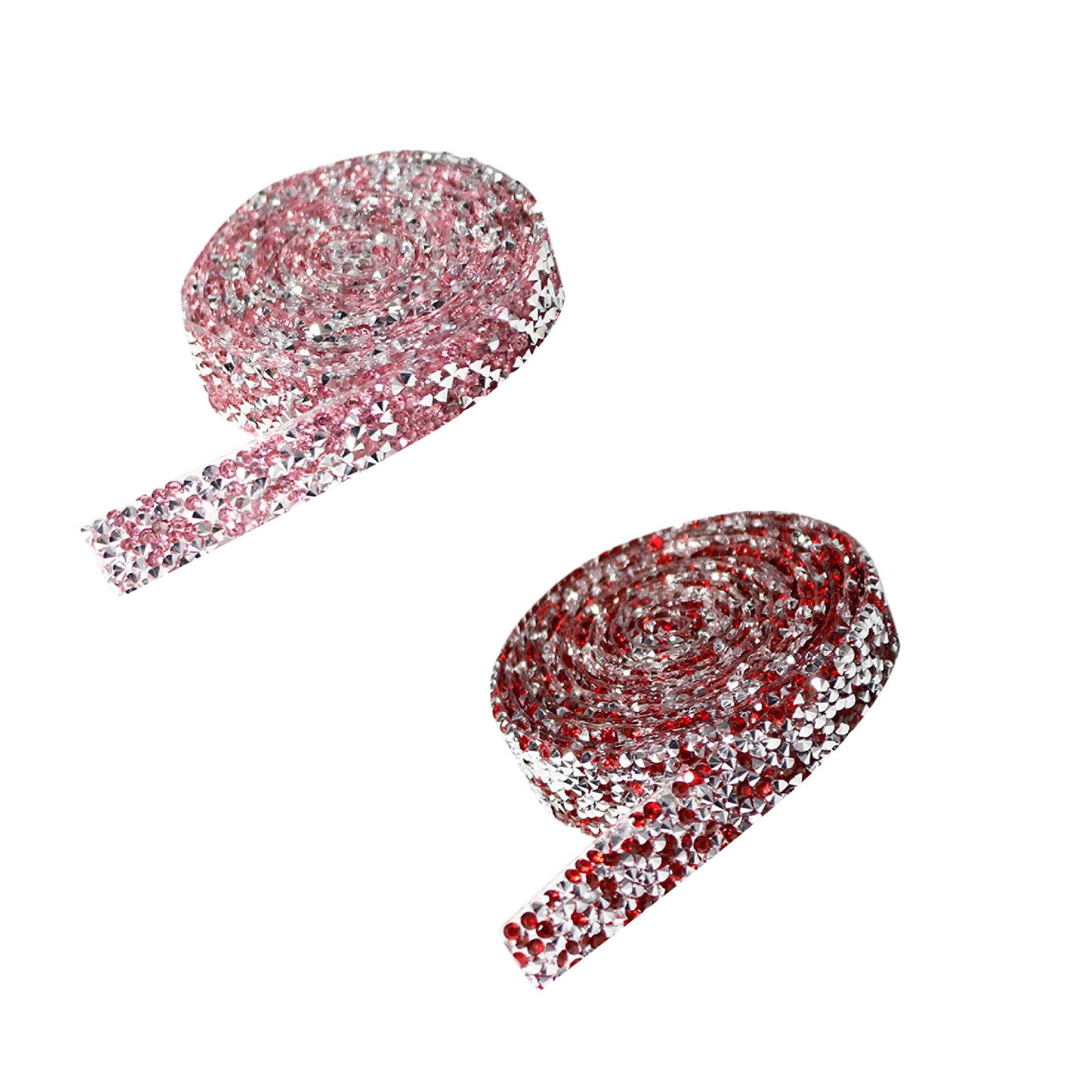 Wefuesd Self-Adhesive Crafts Ribbon Wedding Cake Birthday Crafts *2Pcs ...