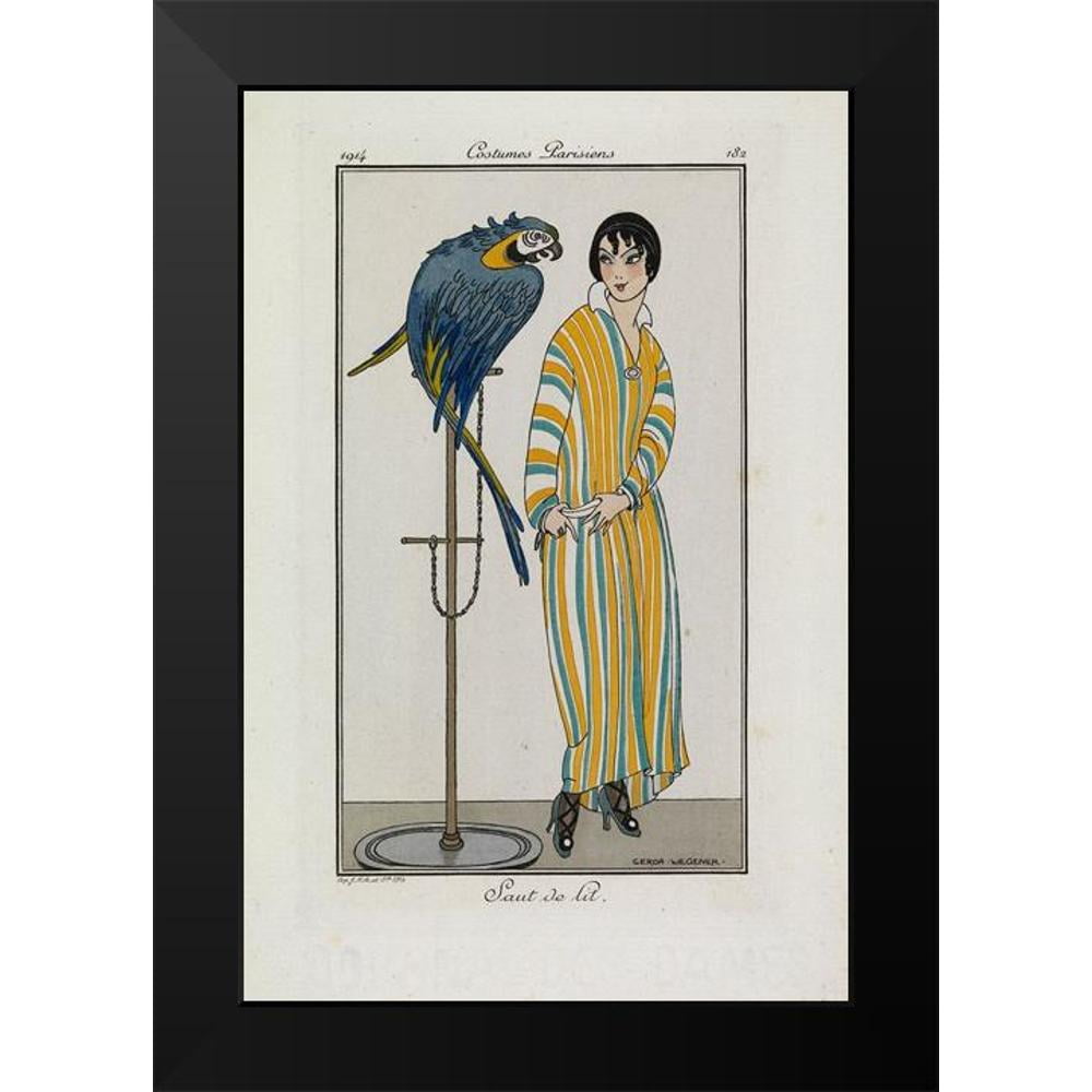 Wegener, Gerda 11x14 Black Modern Framed Museum Art Print Titled ...