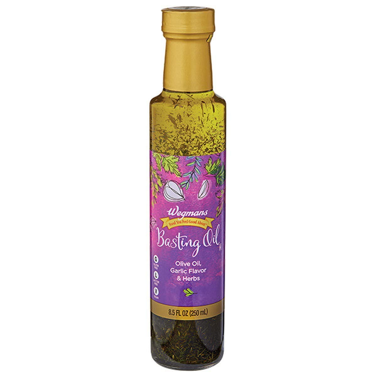 Wegmans Basting Oil, Garlic and Herb Olive Oil 8.5 oz - Walmart.com