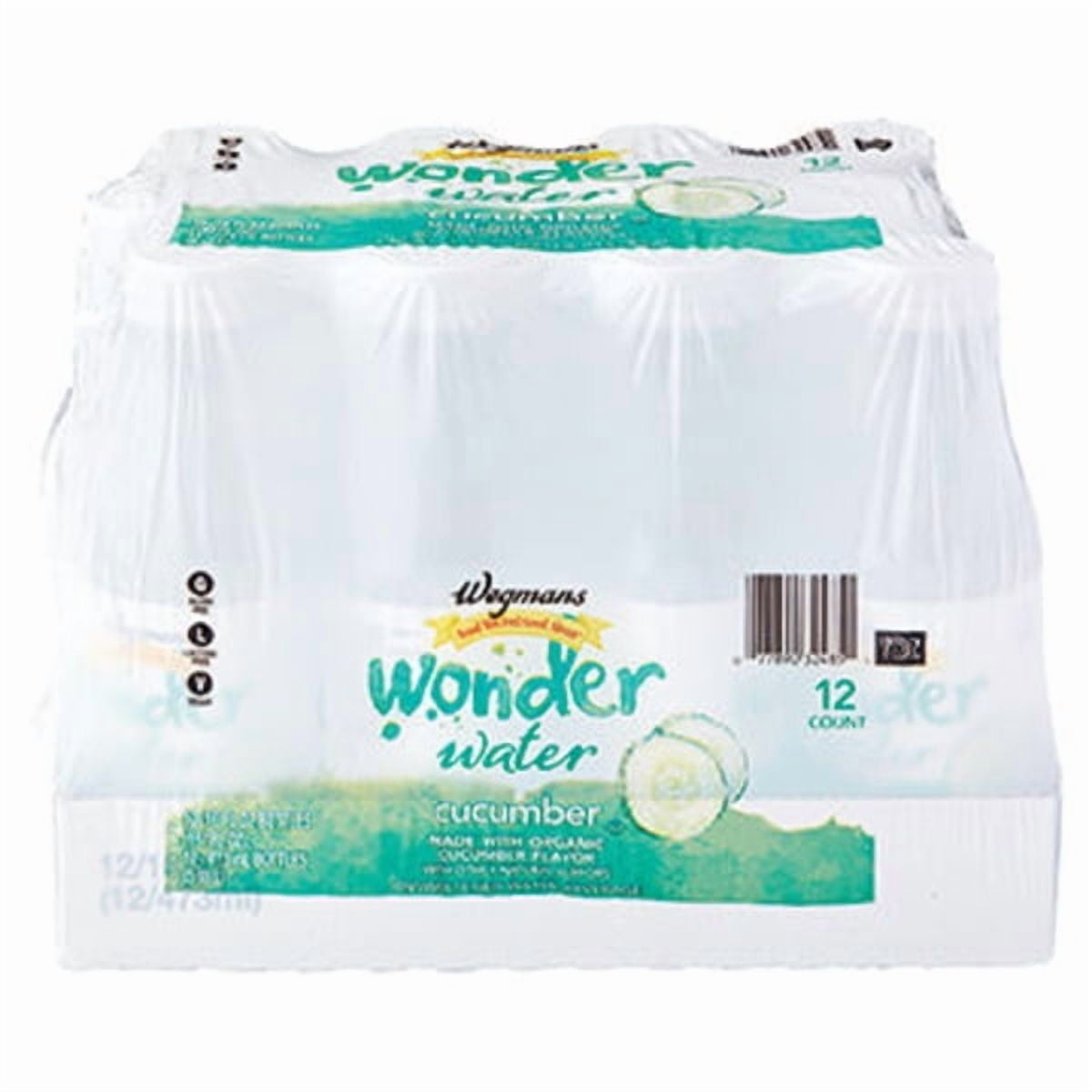 Wegmans Wonder Water, Cucumber Flavor, 16 fl oz Bottles (12 Count ...