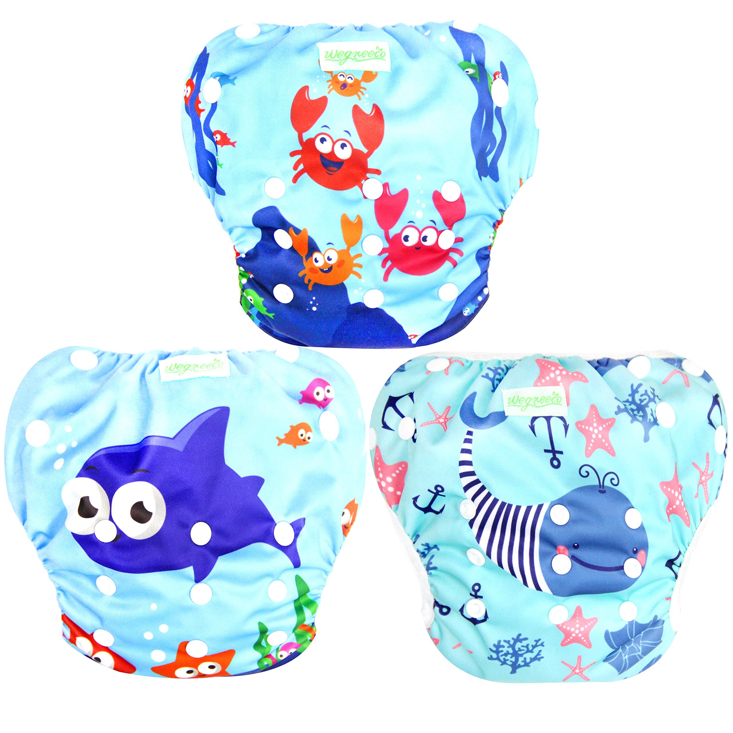 i play. Baby and Toddler Boys Snap Reusable Absorbent Swim Diaper ...