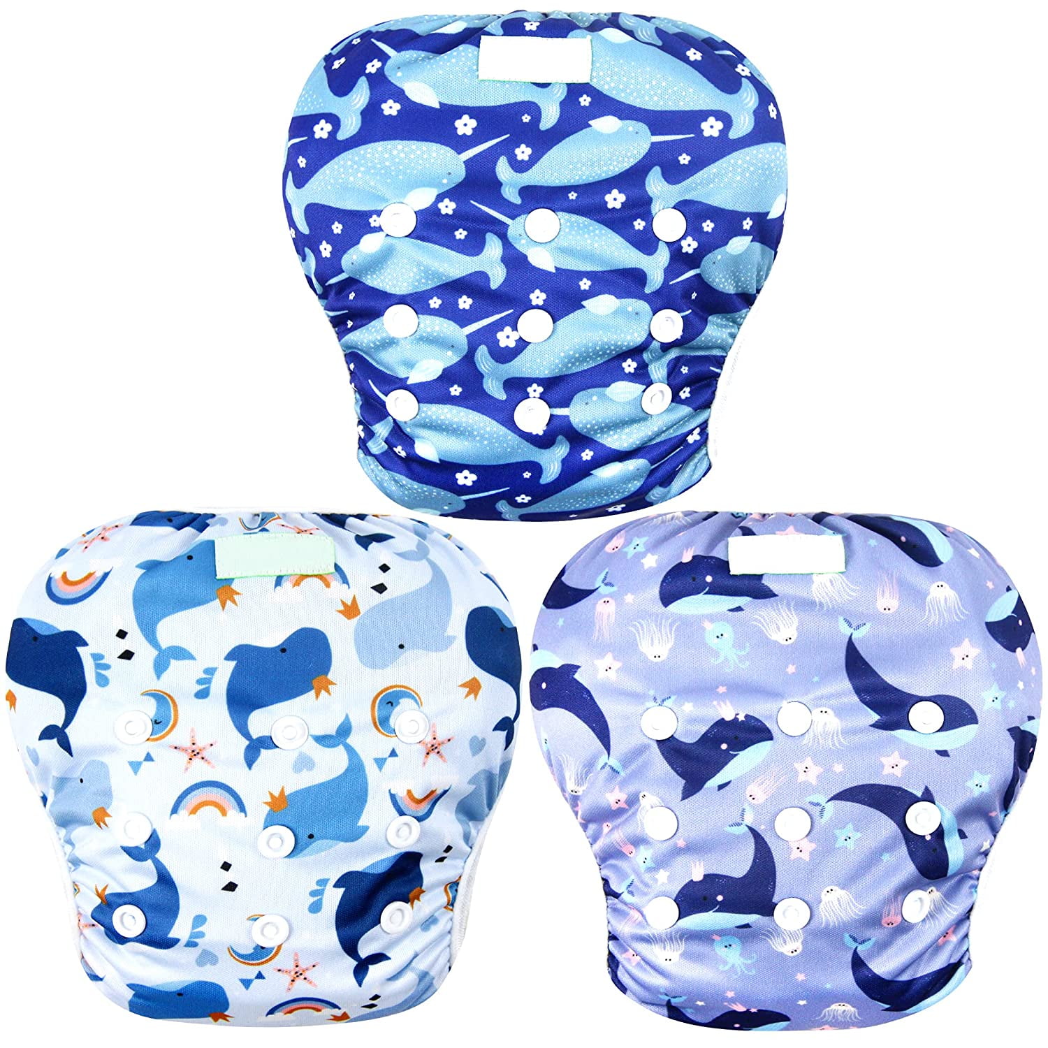 Wegreeco Infant Pool Water Swim Diaper, Adjustable, Washable, Newborn ...