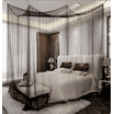 Canopy Princess Style Bed Netting Curtain Panel Bedding,Fit Queen King ...