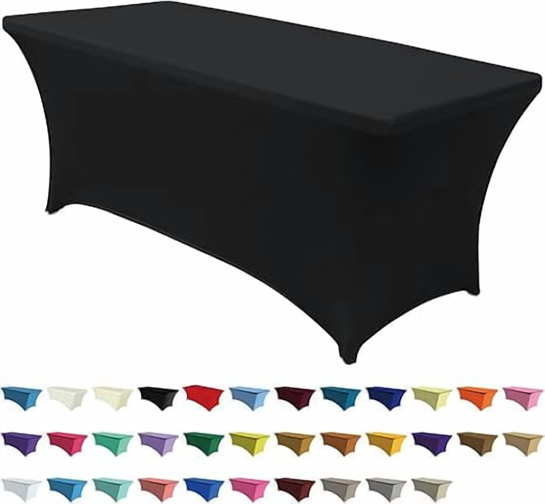 Wehilion Spandex Table Cover Table Cloth for Folding Tables Fitted ...