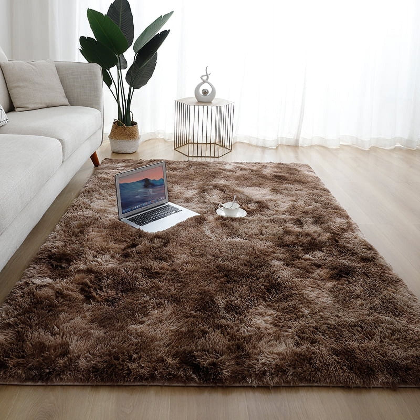 Wehilion Super Soft Indoor Modern Rugs Fluffy Rugs,Anti-Skid Washable ...