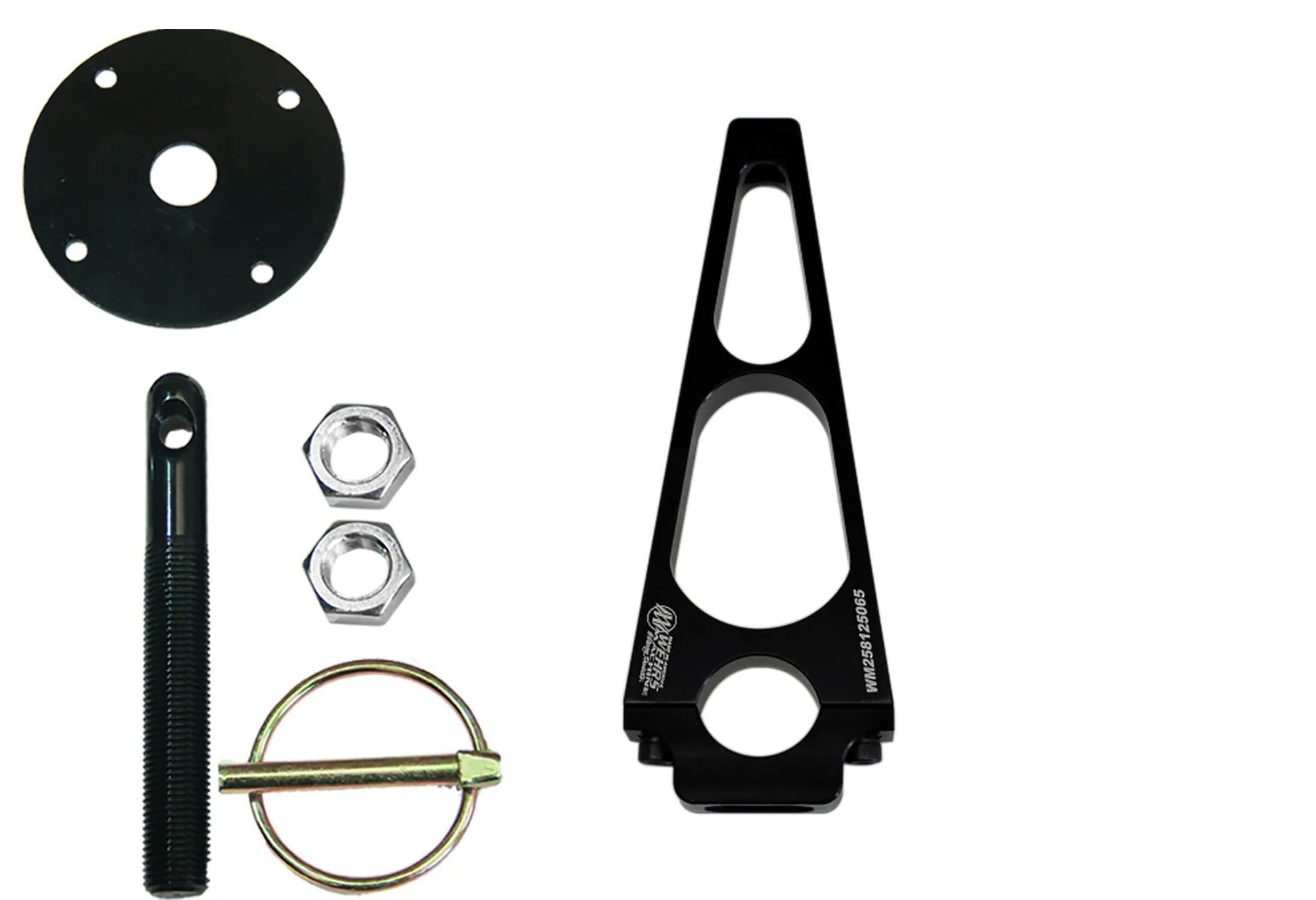 Wehrs Clamp On 1-1/4 Tubing Hood Pin Mount 6-1/2 Tall with Hood Pin Kit ...