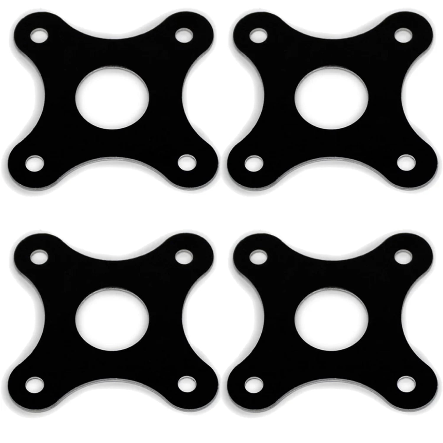 Wehrs Hood Pin Scuff Plates Black 4 Pack - Walmart.com