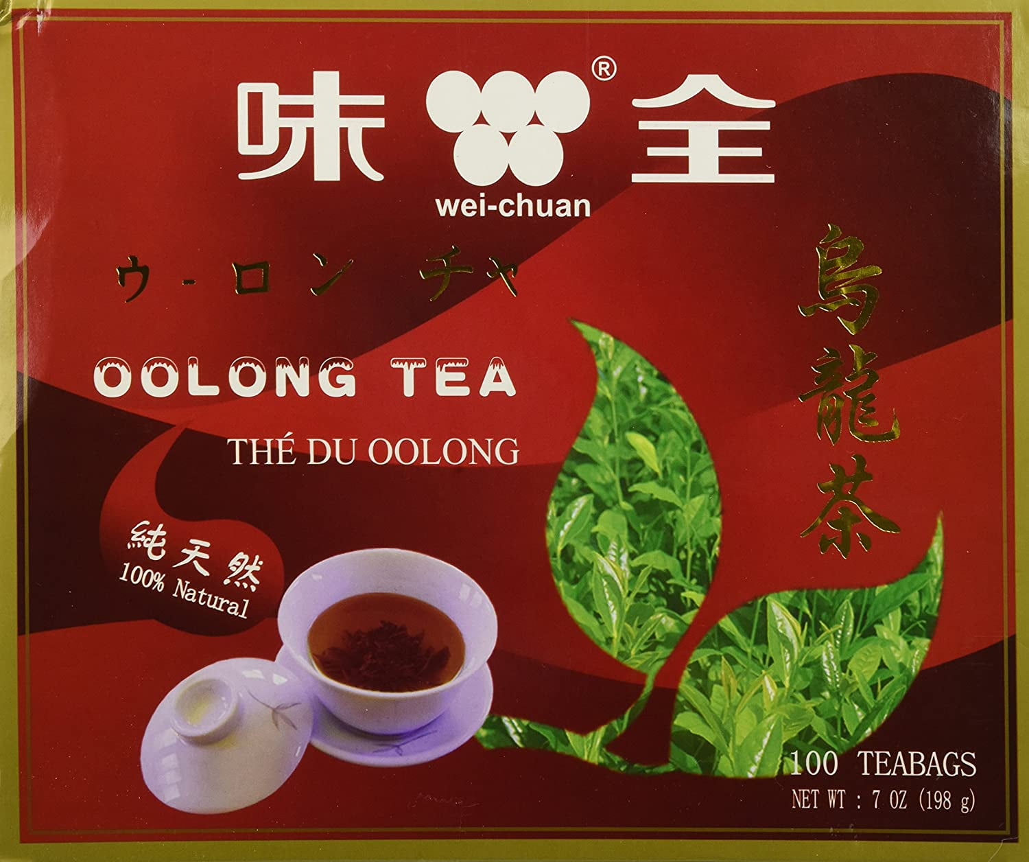 Wei-Chuan Oolong Tea (100 Teabags) - Walmart.com