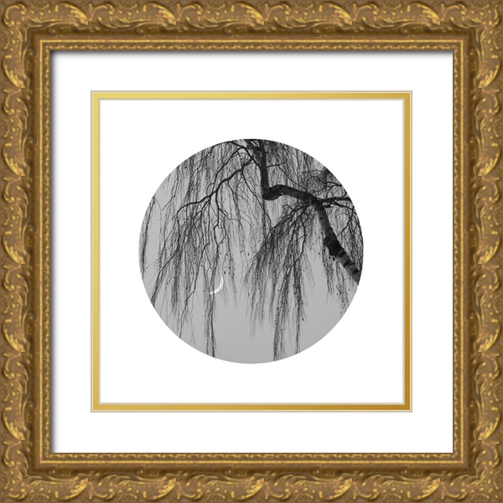 Wei, Xiang 15x15 Gold Ornate Wood Framed with Double Matting Museum Art ...