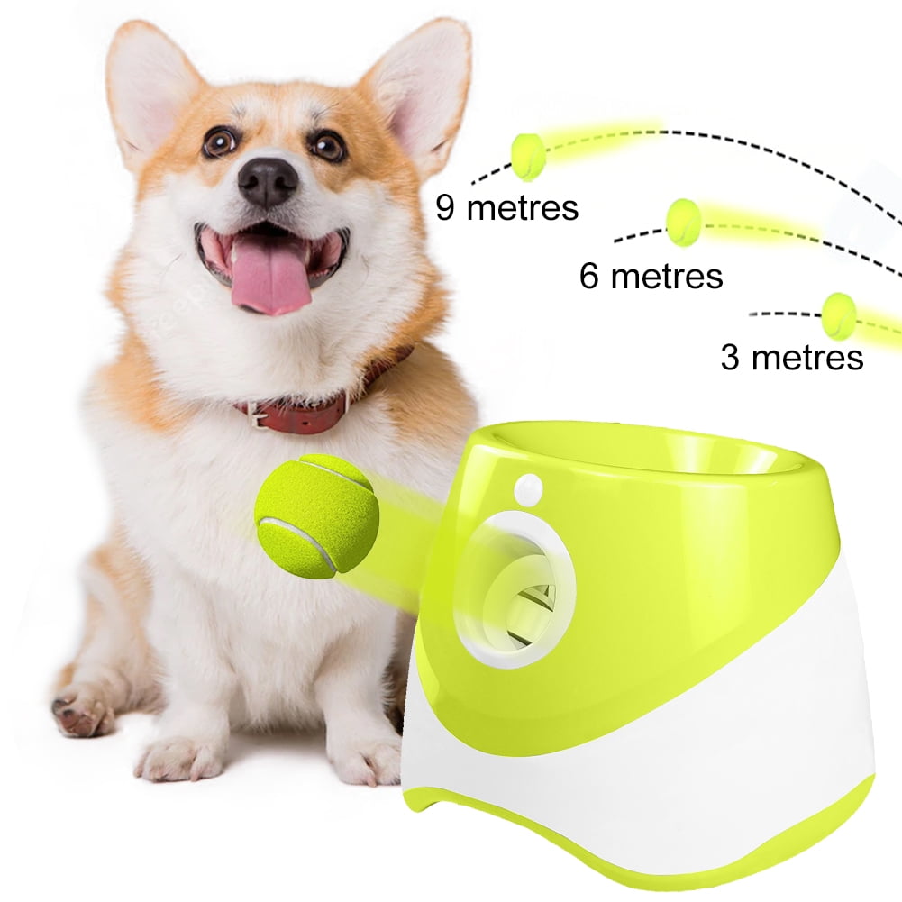 WeiDKF Dog Ball Thrower Automatic Ball Launcher Mini Tennis Ball ...
