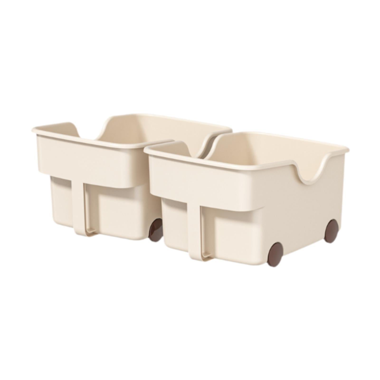 WeiLaiKeQi 2x Kitchen Cabinet Organizer Container for Countertop Pantry ...