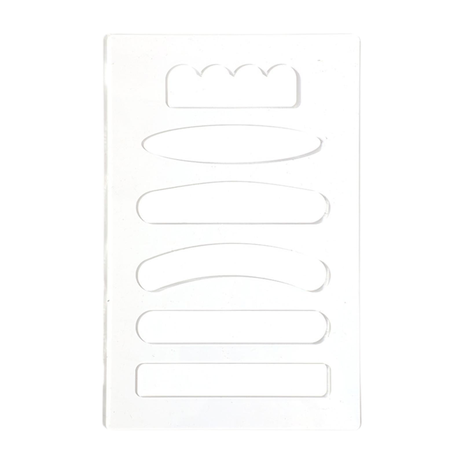 WeiLaiKeQi 6 in 1 Grab Handle Router Template Clear Acrylic Router Jig ...