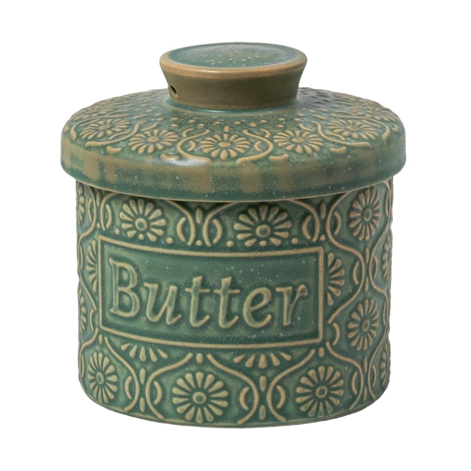 WeiLaiKeQi Butter Crock Ceramic with Lid French Butter Crock for ...