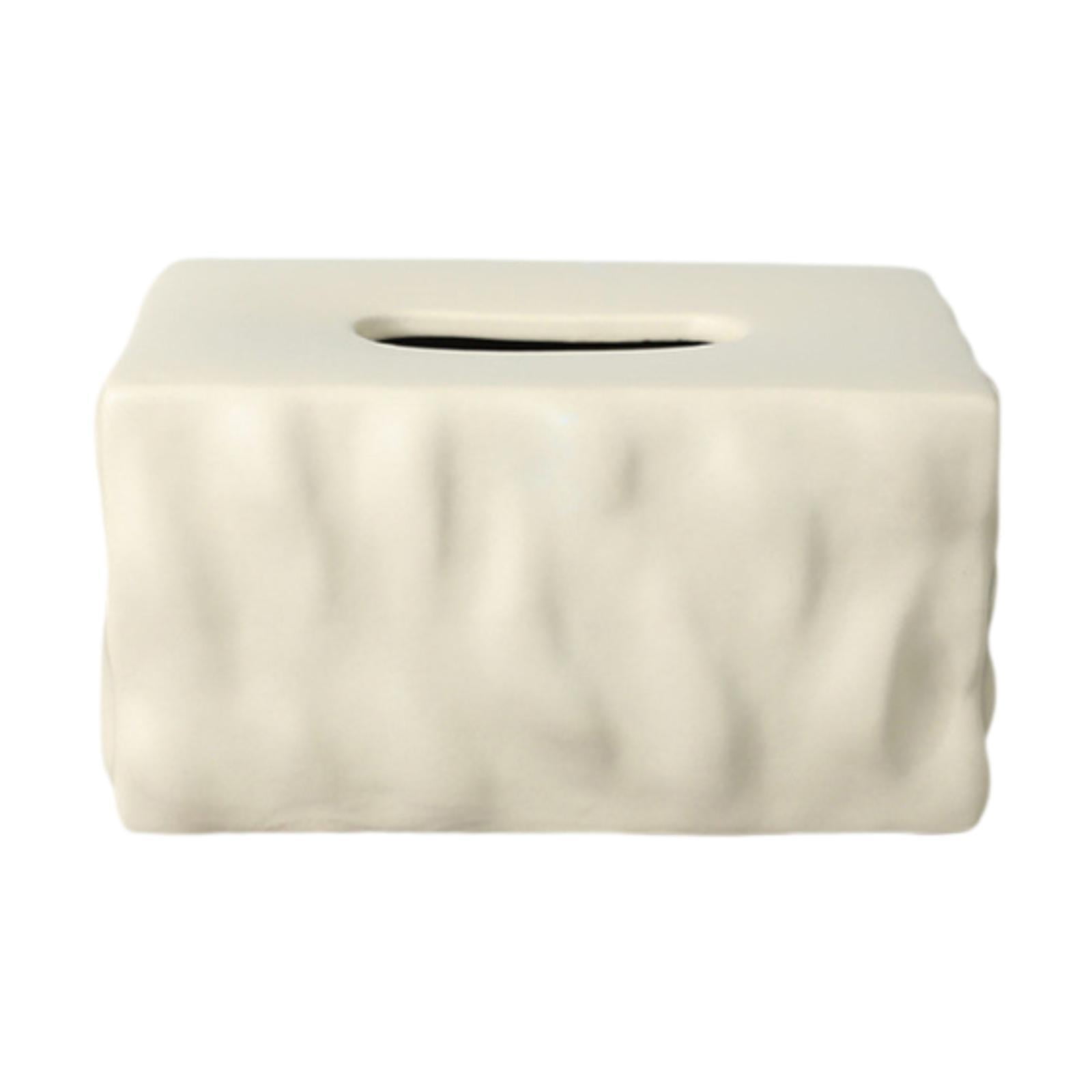 WeiLaiKeQi Ceramic Tissue Box Rectangle Tissue Dispenser Rectangular ...
