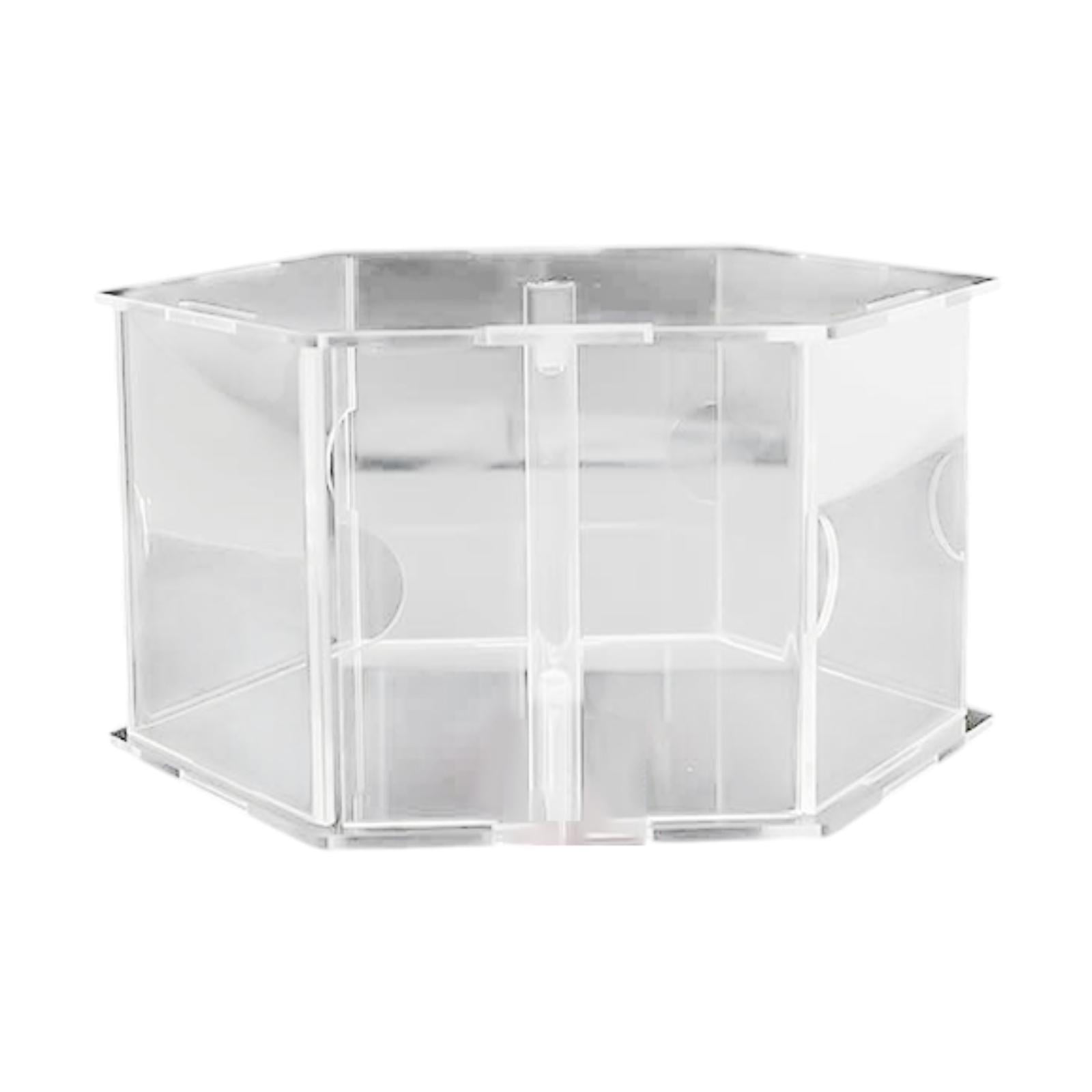 WeiLaiKeQi Clear Fillable Cake Stand Cupcake Display Holder Cake Shelf ...