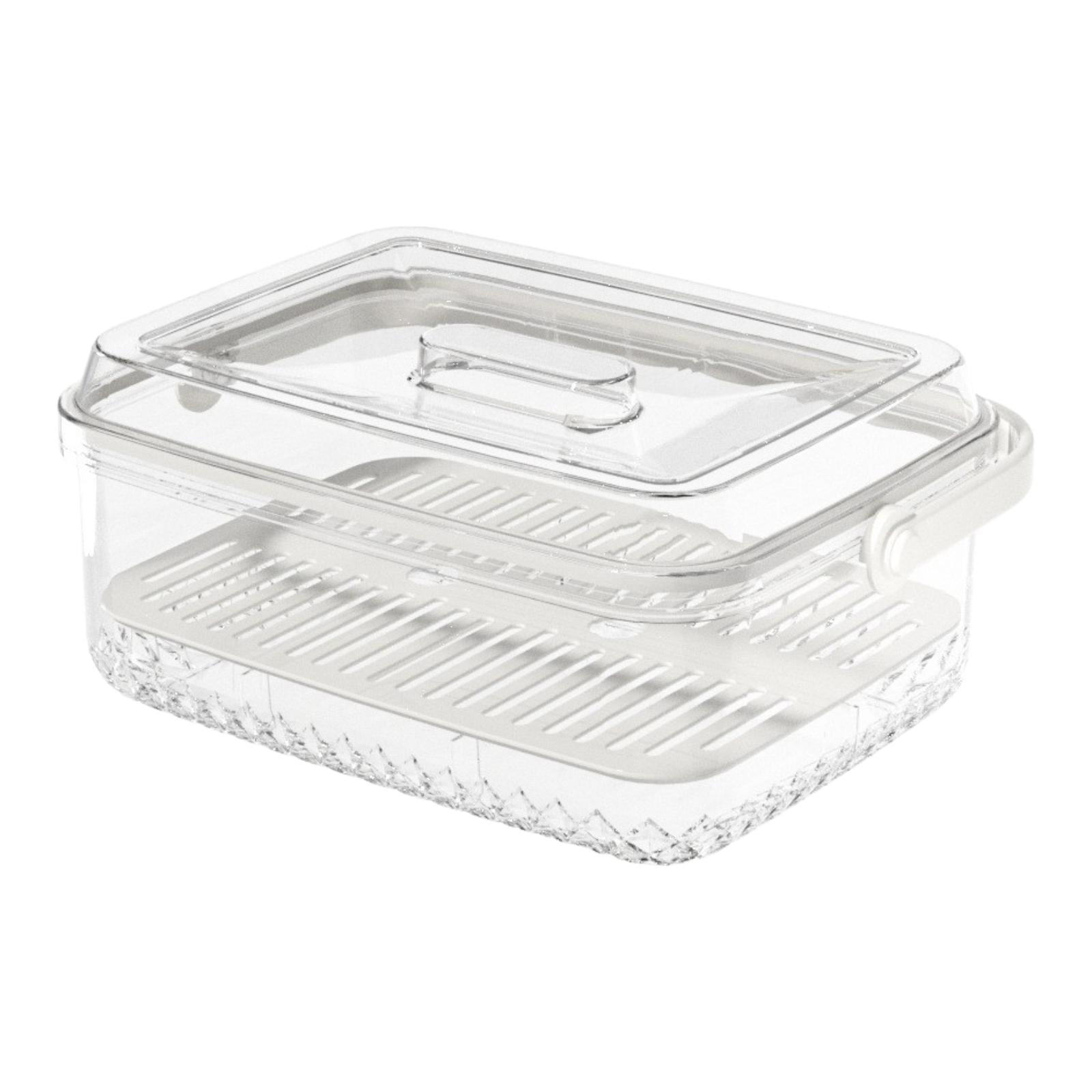 WeiLaiKeQi Clear Storage Box Food Organizer Appetizer Party Ice Chilled ...