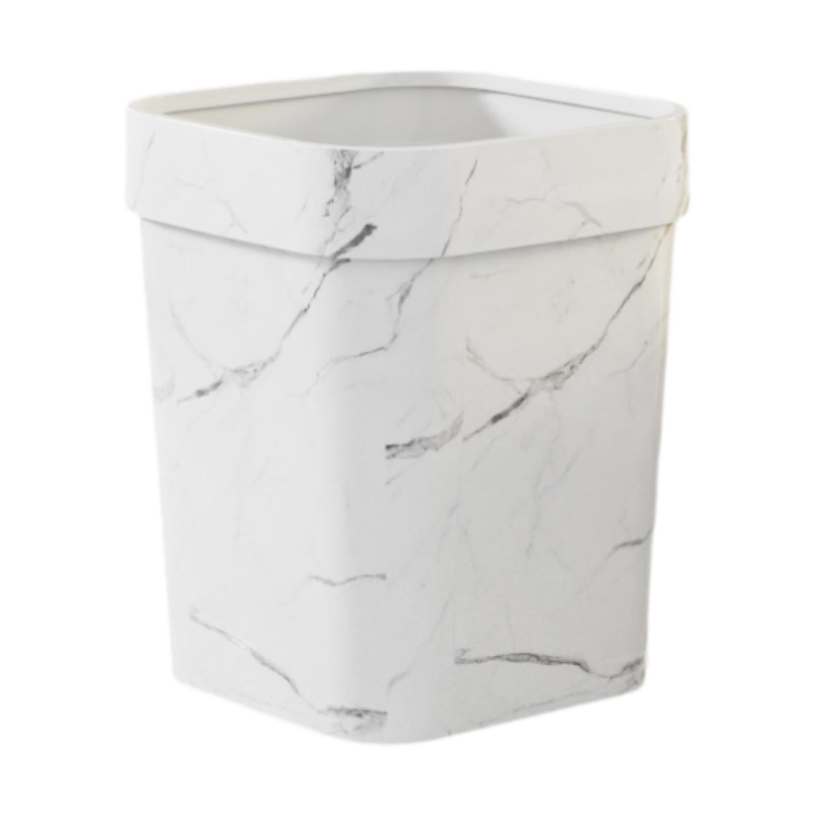 WeiLaiKeQi Open Top Trash Can Portable Waste Basket Bin for Office ...