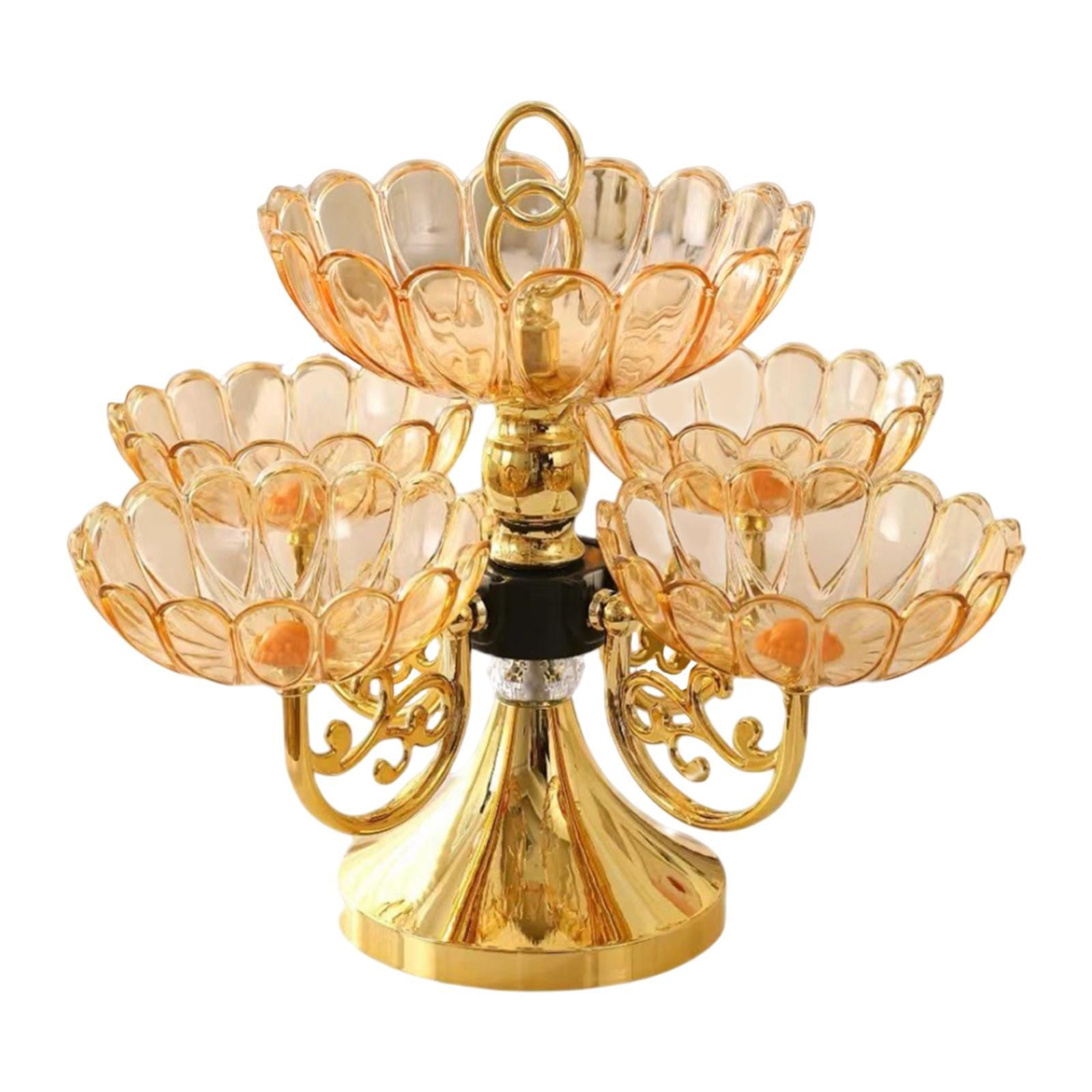 WeiLaiKeQi Rotating Snack Serving Tray Appetizer Platter for Restaurant ...