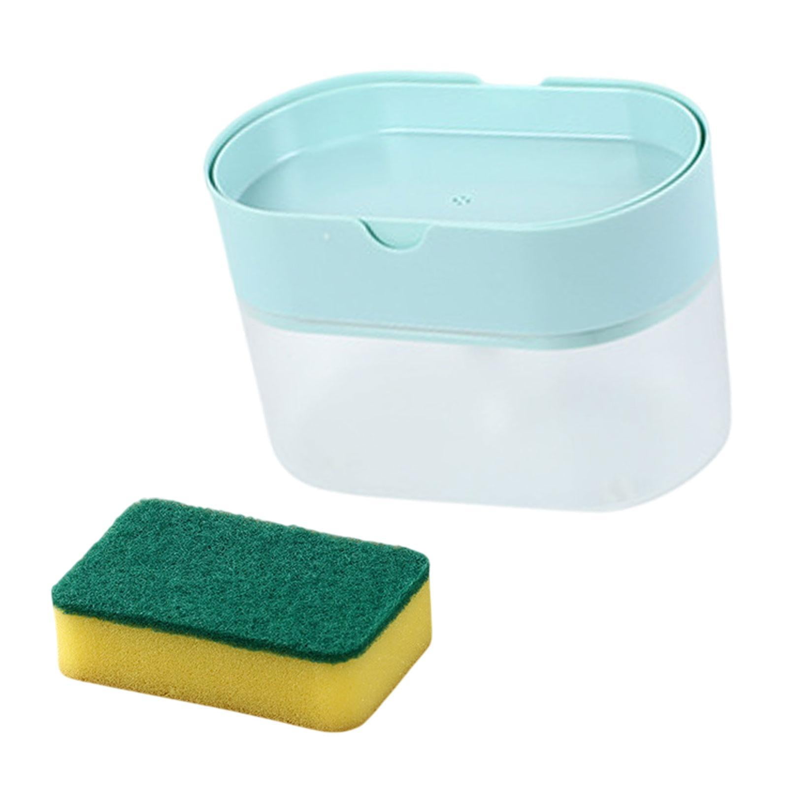 WeiLaiKeQi Soap Dispenser with Sponge Holder Manual Easily Press Pump ...
