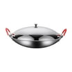 WeiLaiKeQi Iron Wok General Multifunction Frying Wok Pan for Camping ...
