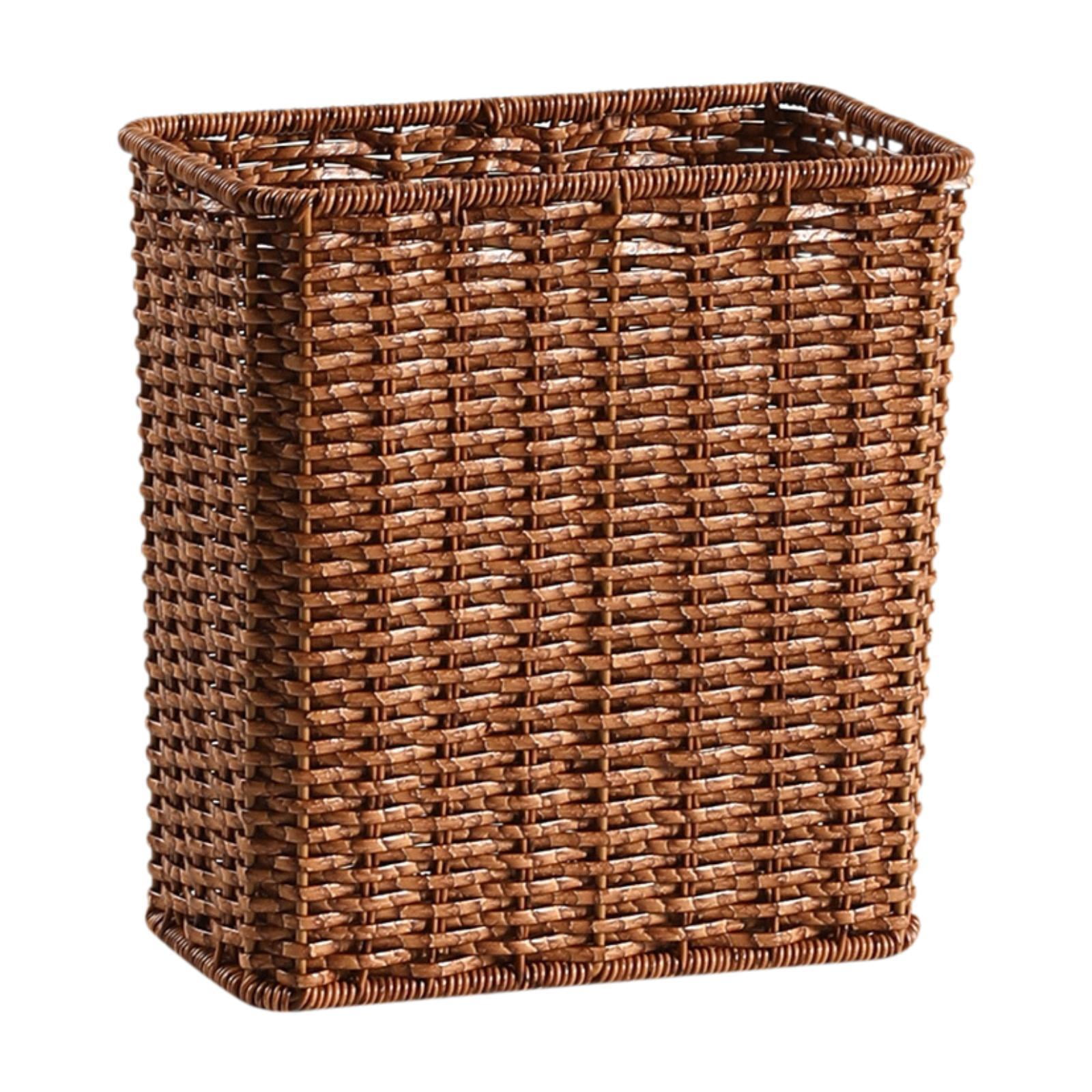 WeiLaiKeQi Trash Can Dustbin Space Saving Organizer Wastebasket for ...