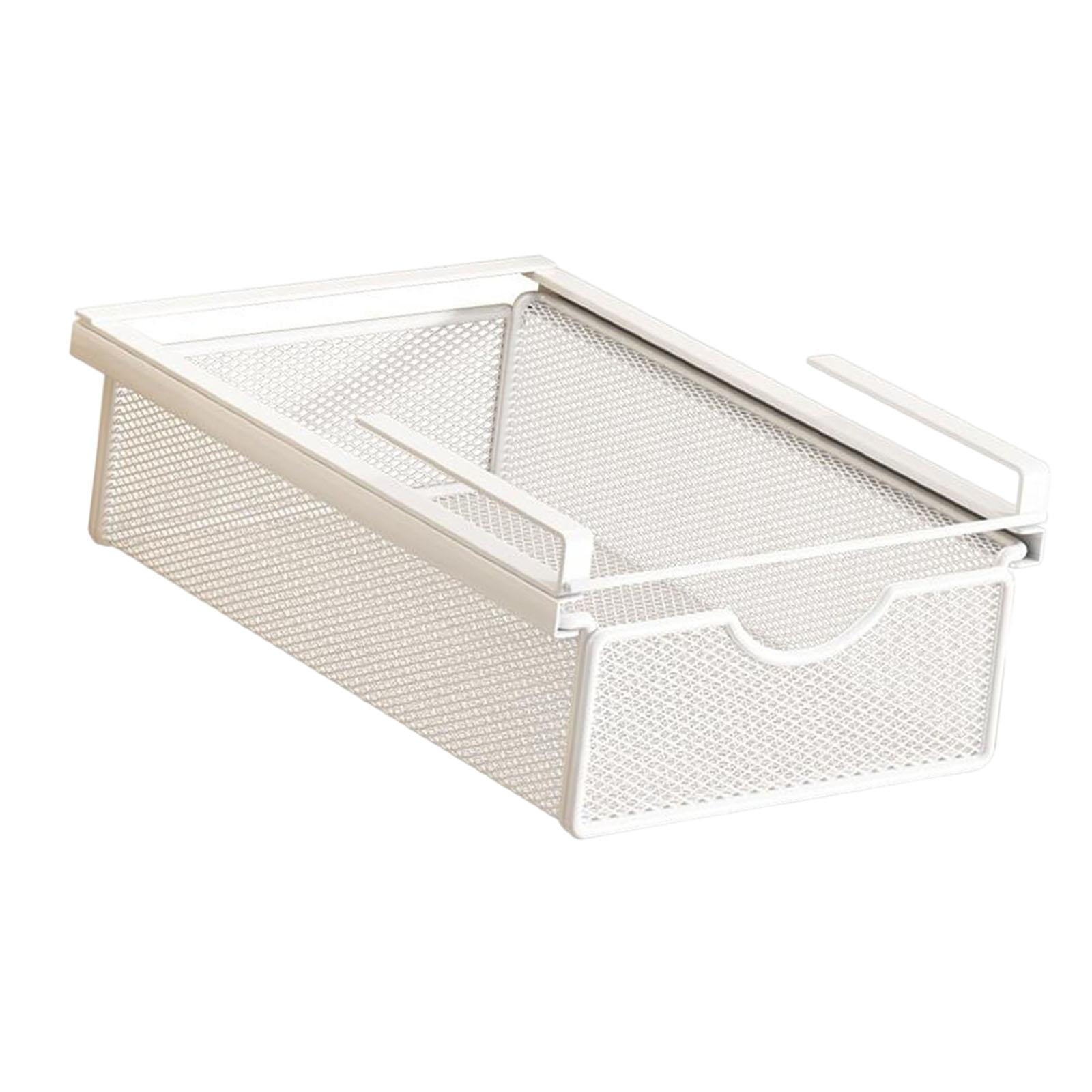 WeiLaiKeQi Under Shelf Storage Basket Simple Slide Out Rack for Office ...