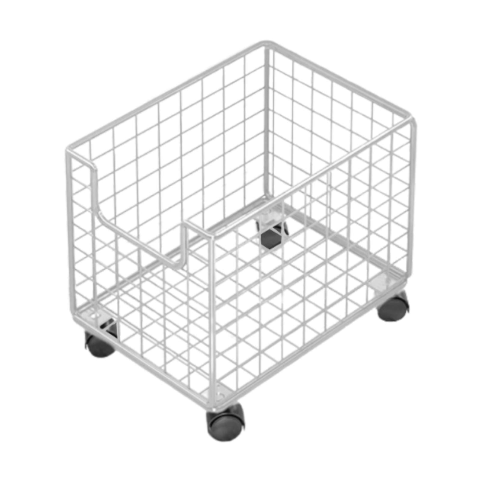 WeiLaiKeQi under Desk Organizer Basket, Rolling File Cabinet ...