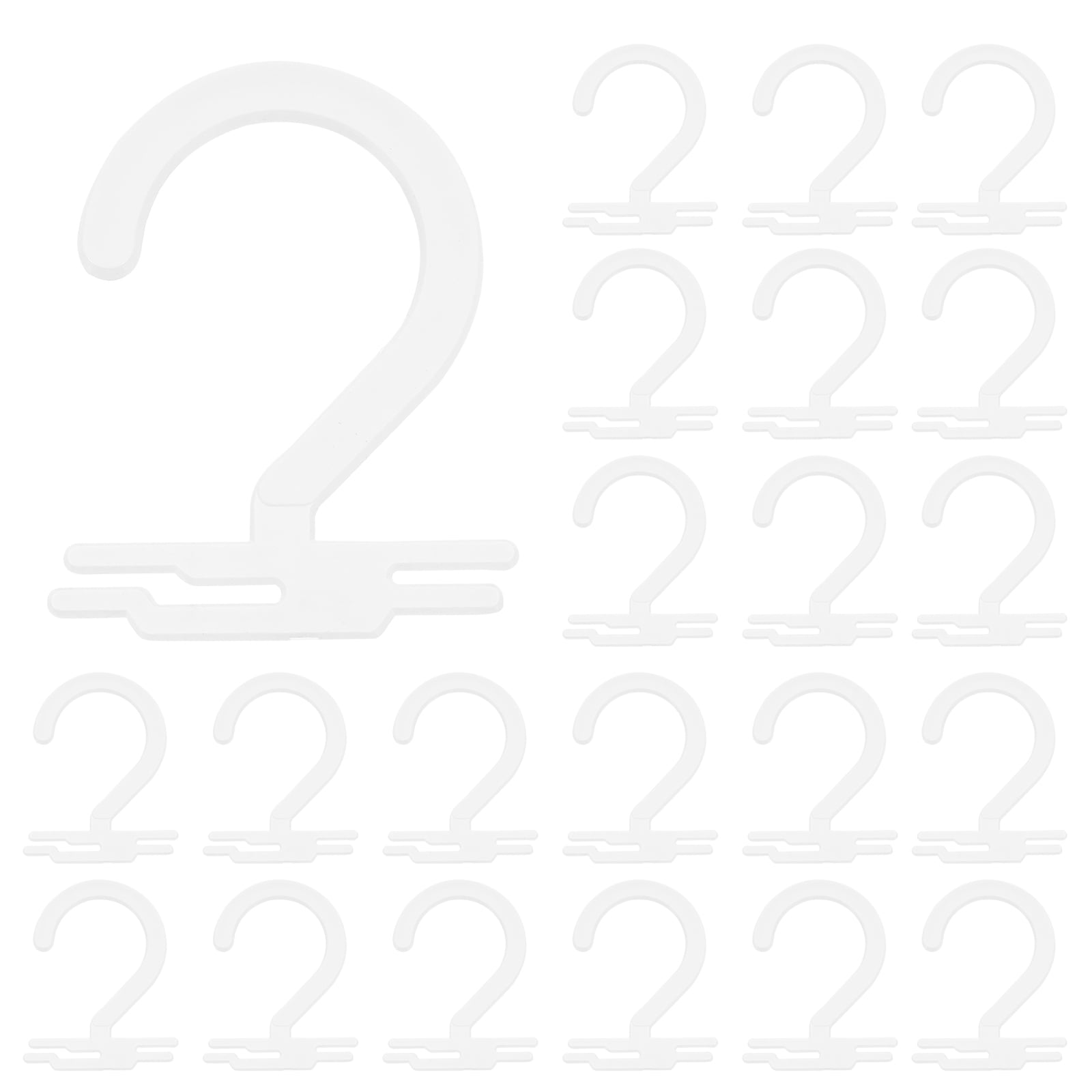 MLINS White PP Material Sock Hooks for Home Use 50pcs Lightweight and ...