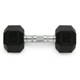 Weider 15lb Rubber Hex Dumbbell - Body Strength - Walmart.com