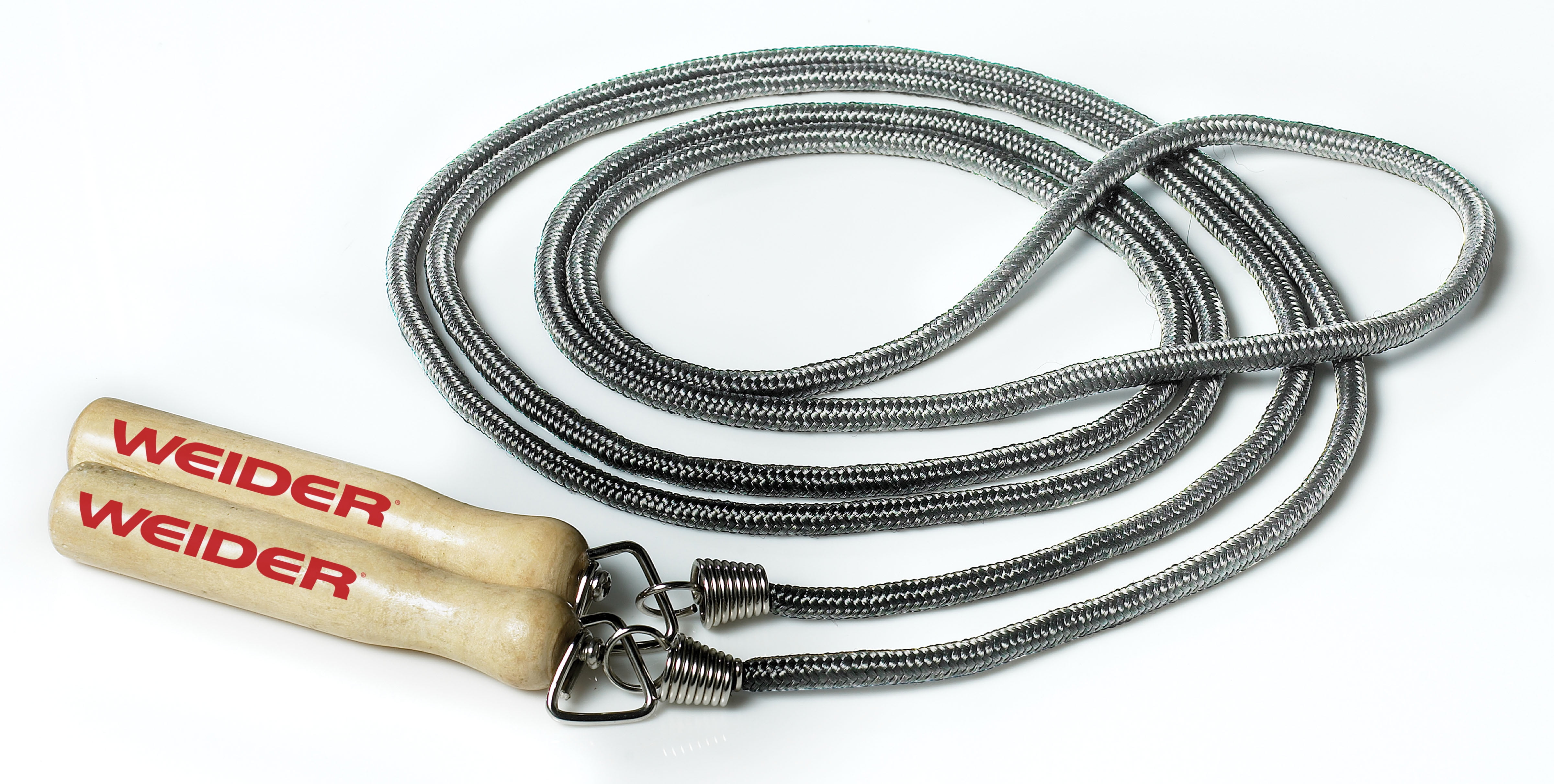 Weider 9’ Nylon Jump Rope with Natural Wood Handles - Walmart.com