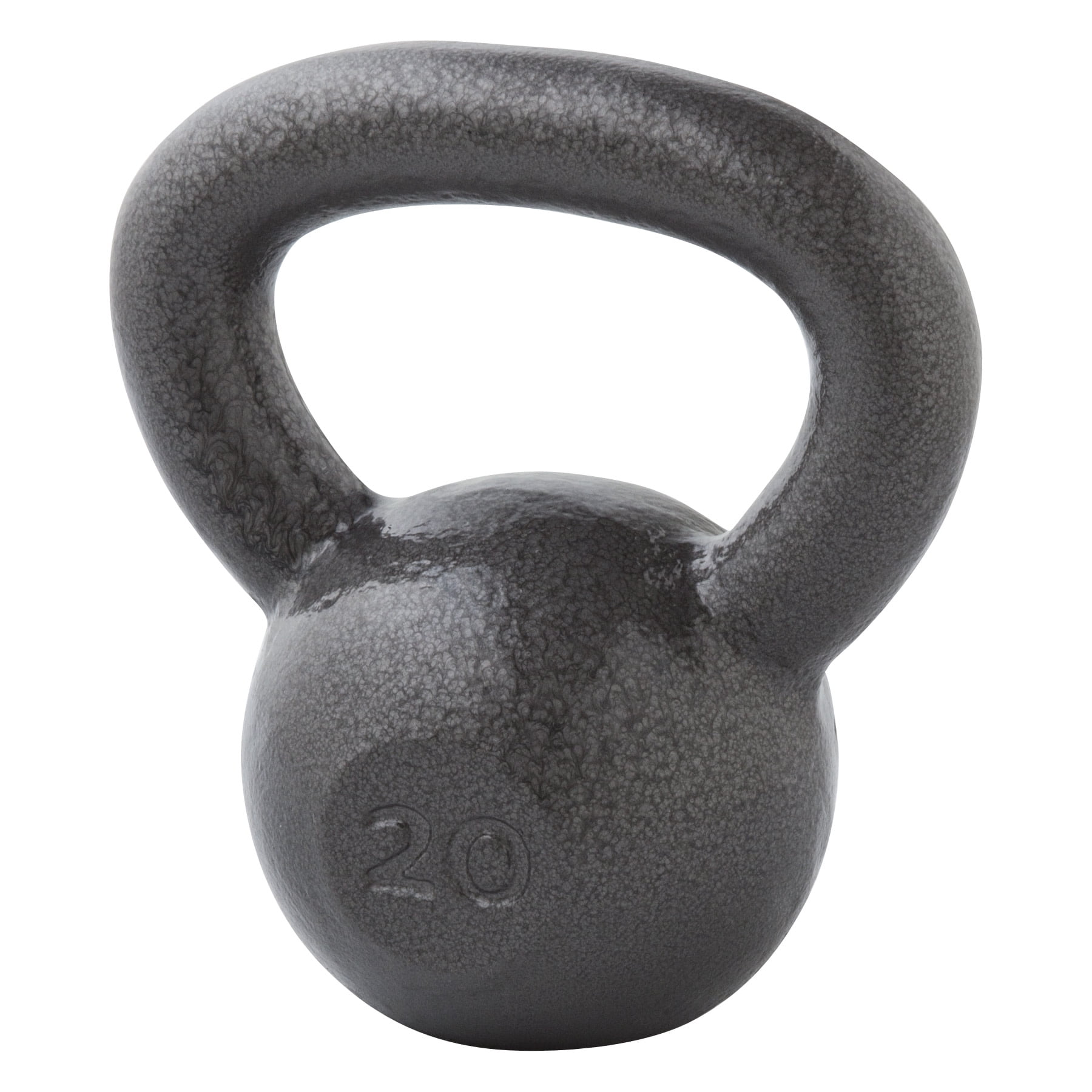 Weider 20lb Cast Iron Kettlebell, Wide Grip Handle for Fitness Workout ...