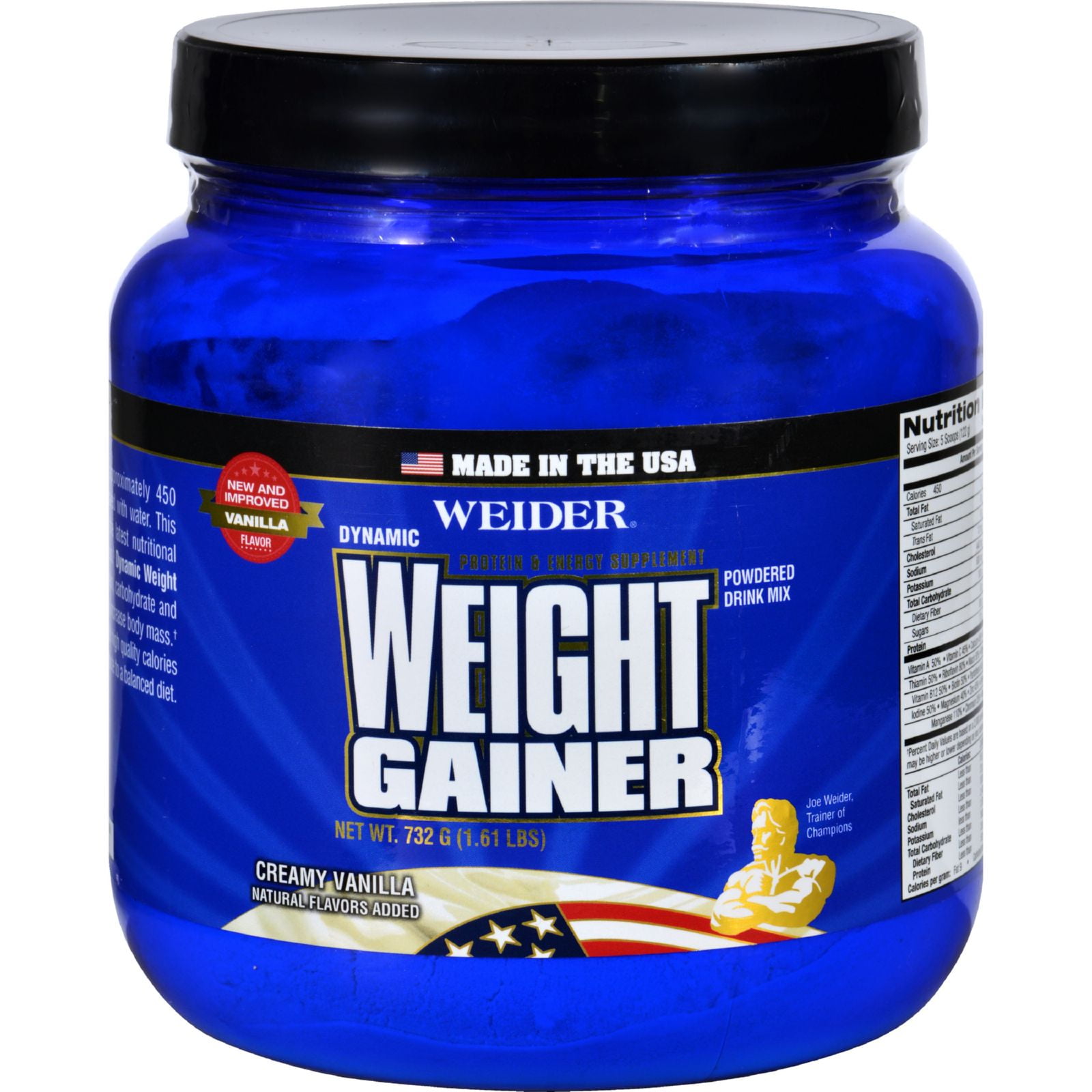Weider Global Nutrition Weight Gainer - Dynamic - Powder - Vanilla - 1. ...