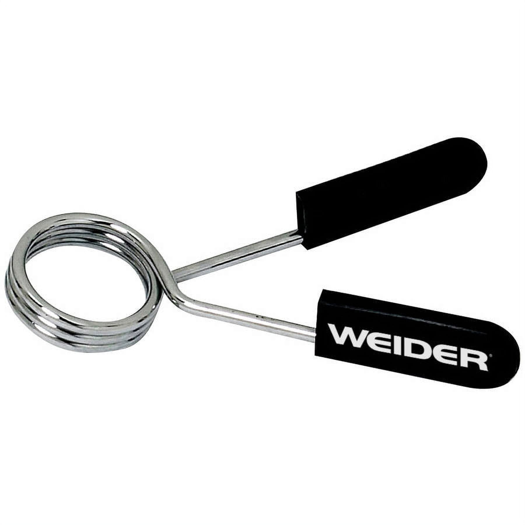 Weider Olympic-Sized Spring Collar Clips with Rubber Handles - Walmart.com