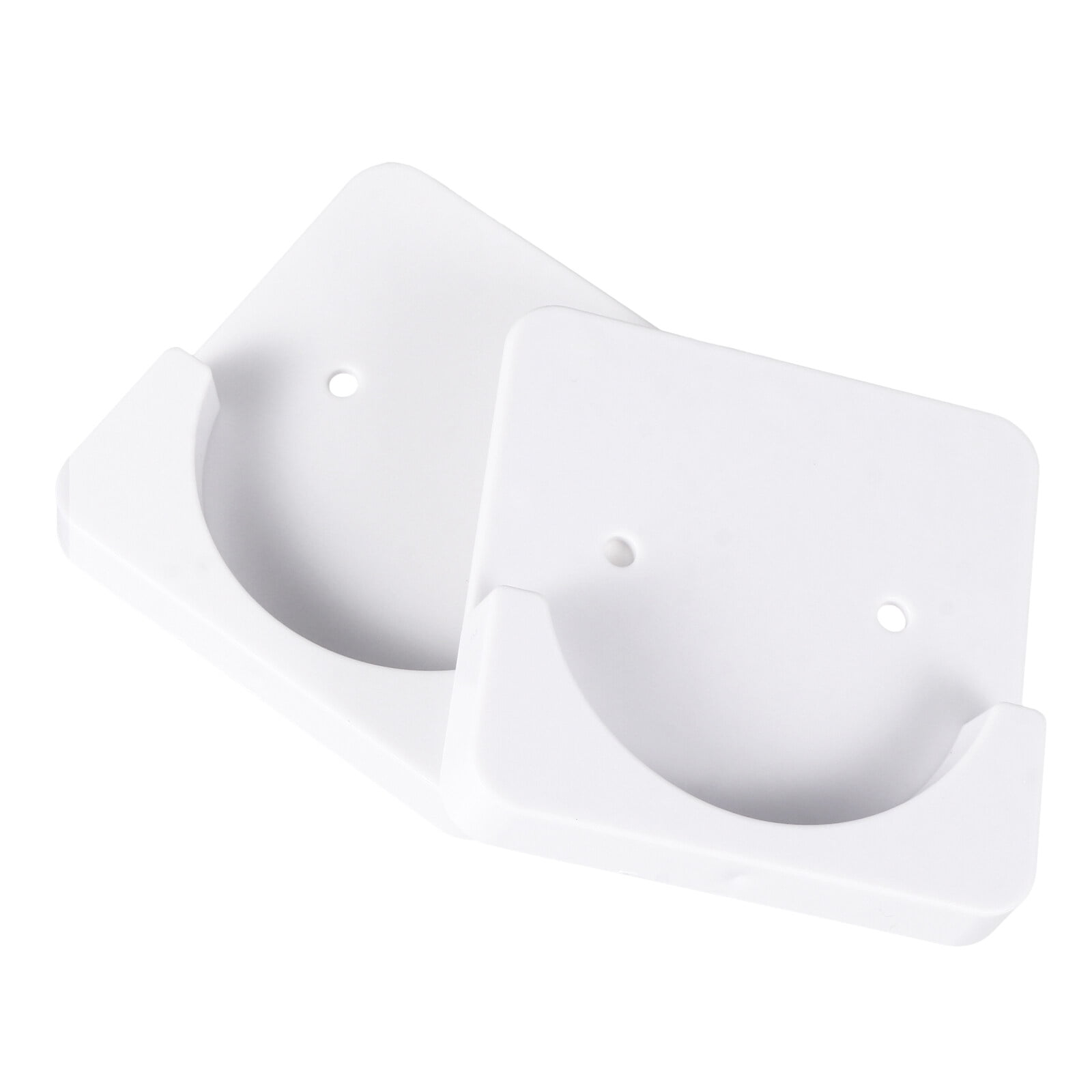 TOYMYTOY Tension Retention Plastic Shower Rod Holder White 2Set 3.14x3 ...