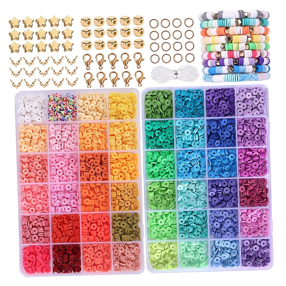 TOYMYTOY Jewelry Making Supplies Assorted Color 1 Set Polymer Clay ...