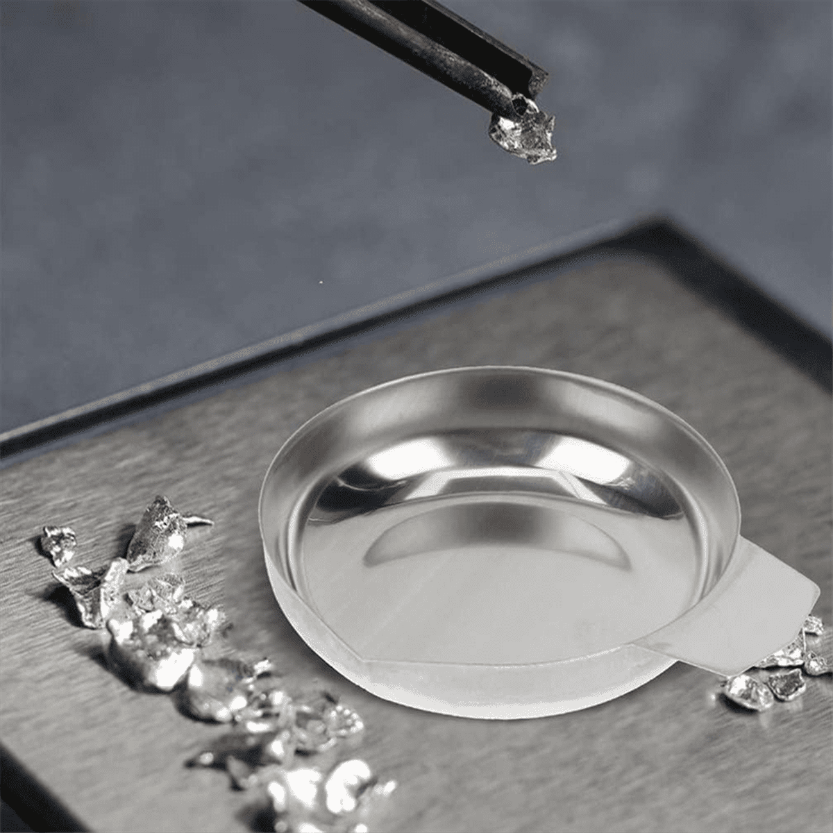 Weigh Boats Scale 2pcs Weighing Boats Stainless Steel Scale Tray ...