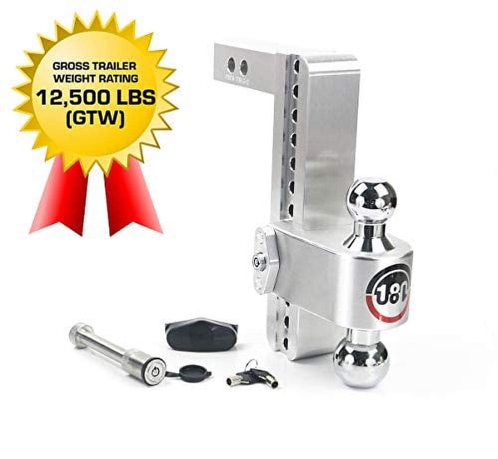 Weigh Safe 180 HITCH CTB10-2-KA 10" Drop Hitch, 2" Receiver 12,500 LBS ...