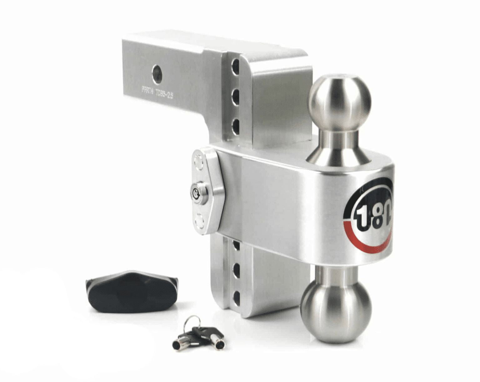 Weigh Safe Adjustable Trailer Hitch Ball Mount - 6" Adjustable Drop ...