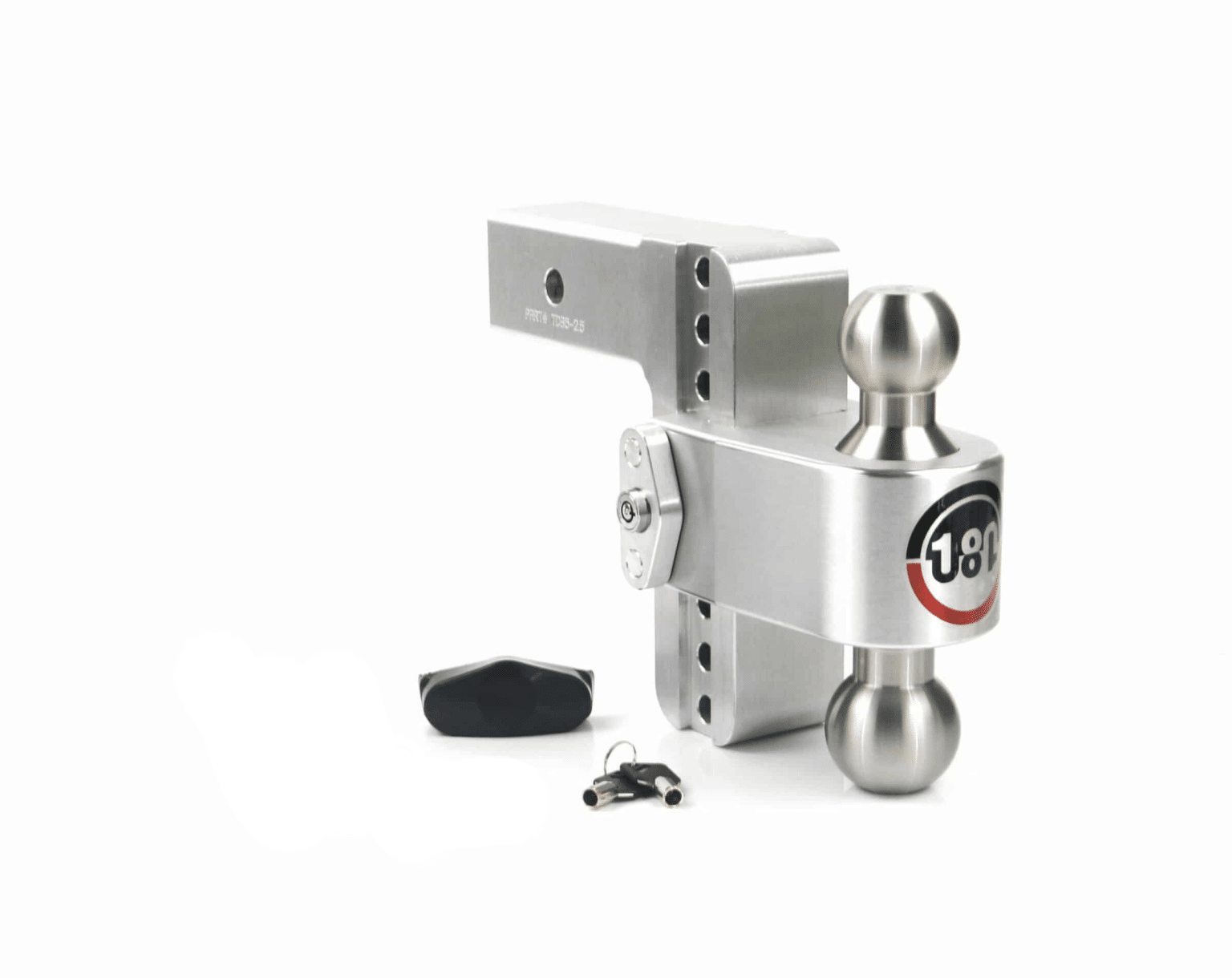 Weigh Safe Adjustable Trailer Hitch Ball Mount - 6" Adjustable Drop ...