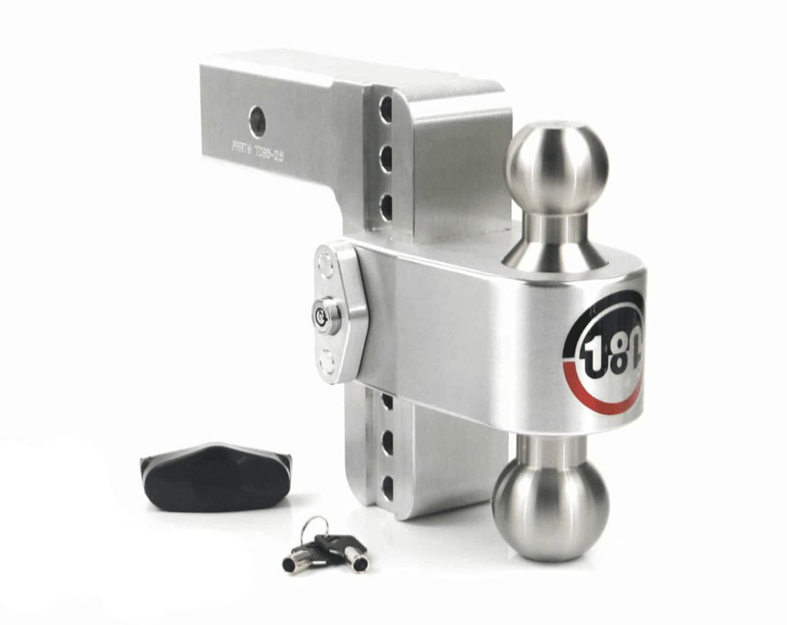 Weigh Safe Adjustable Trailer Hitch Ball Mount - 10" Adjustable Drop ...