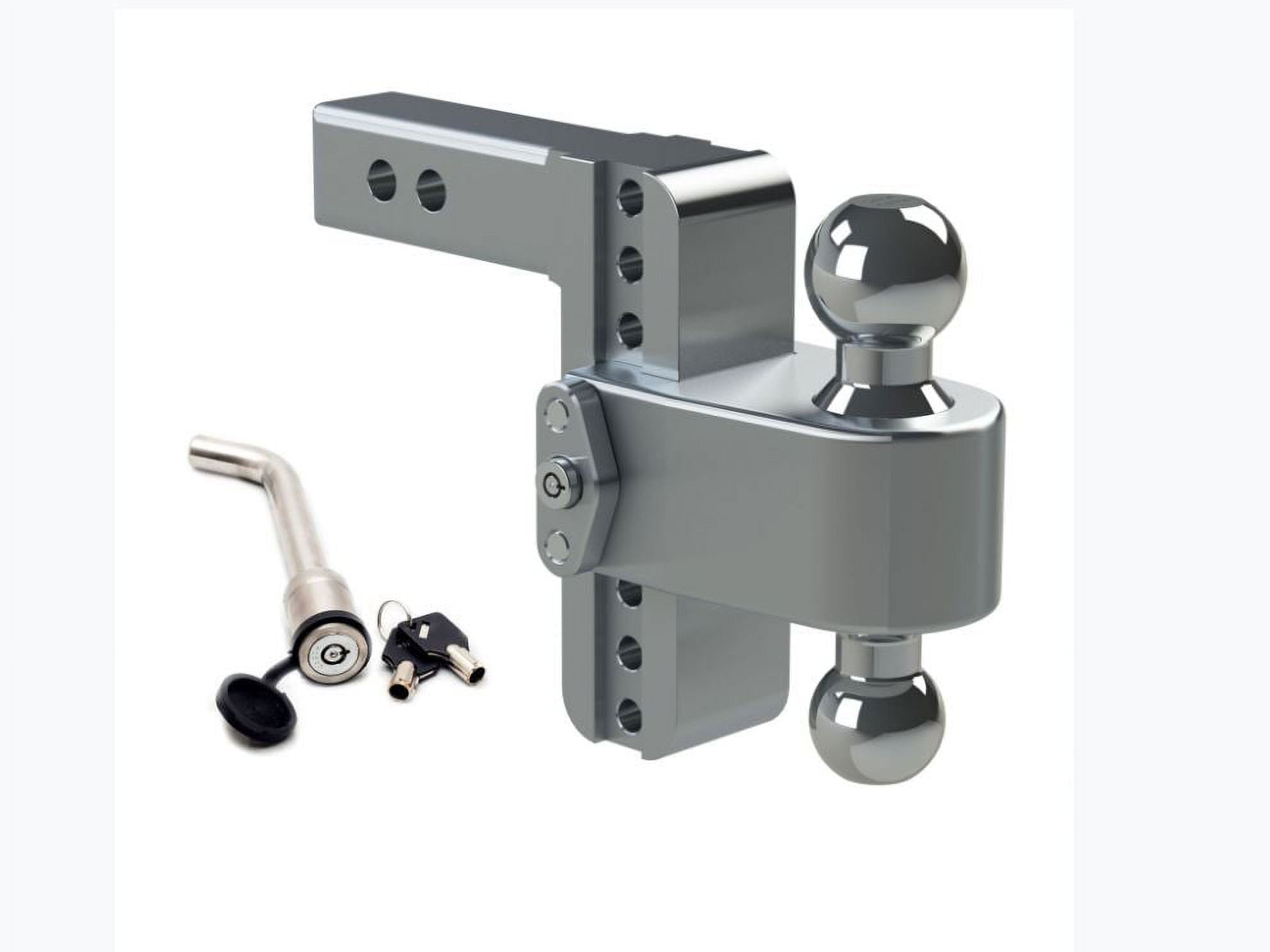 Weigh Safe 180-Hitch Class V Adjustable Aluminum Hitch Ball Mount LTB6 ...