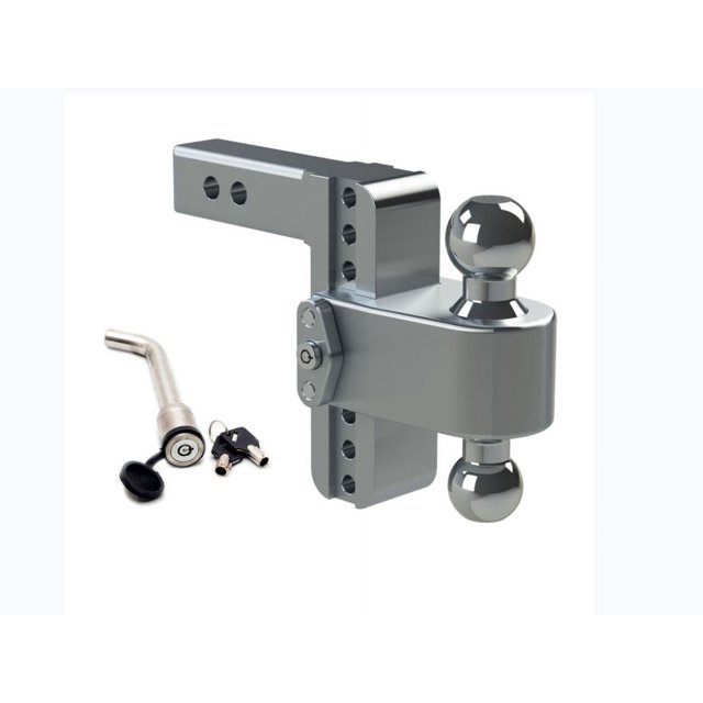 Weigh Safe 180-Hitch Class V Adjustable Aluminum Hitch Ball Mount LTB6 ...