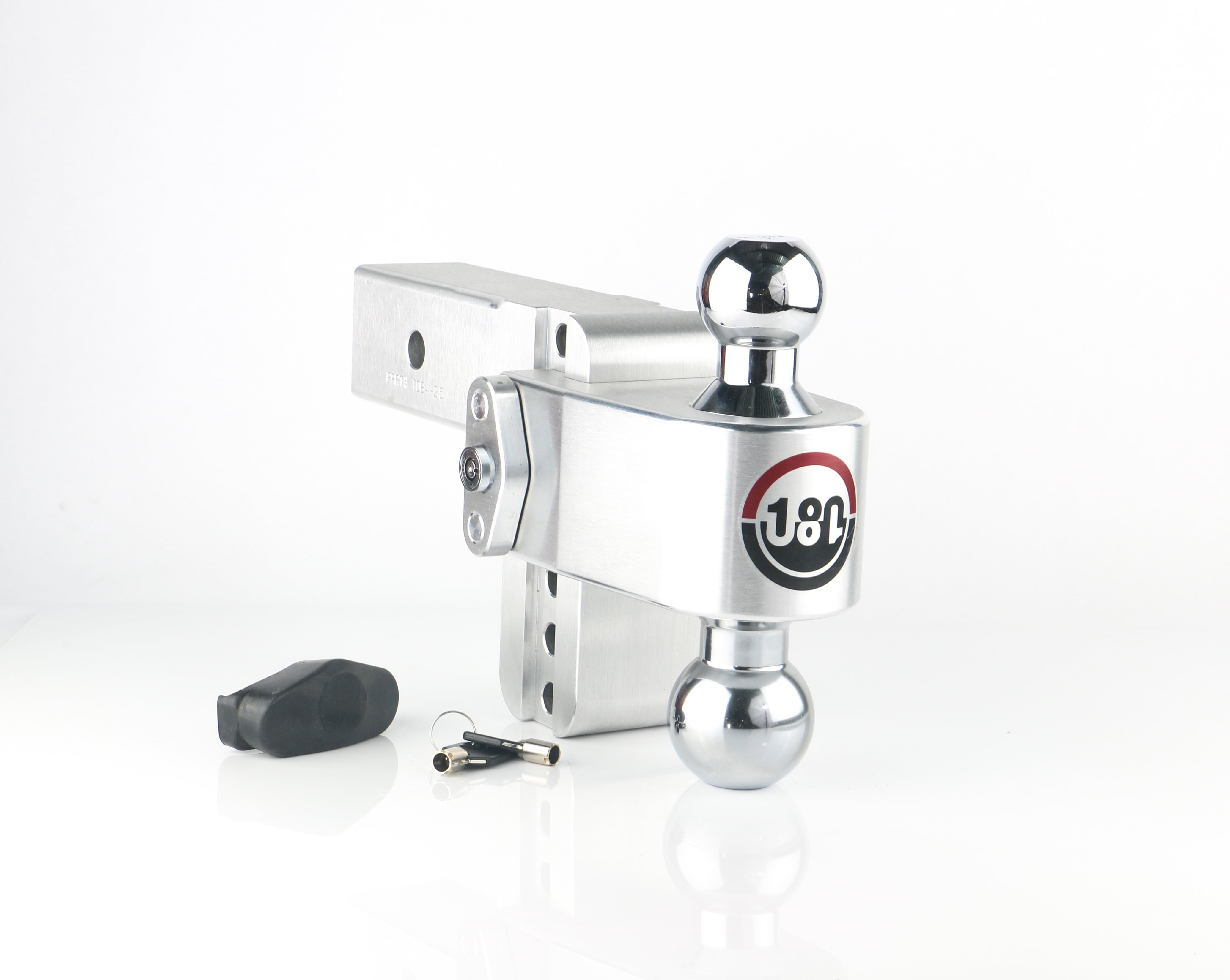 Weigh Safe Adjustable Trailer Hitch Ball Mount - 4" Adjustable Drop ...