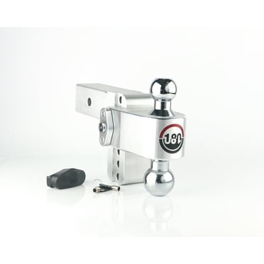 Weigh Safe 180-Hitch Class V Adjustable Aluminum Hitch Ball Mount LTB6 ...