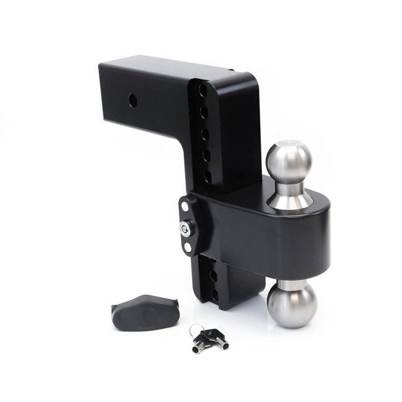 Weigh Safe LTB10-3-CER-BLA 10 in. Drop Cerakoted Trailer Hitch with ...