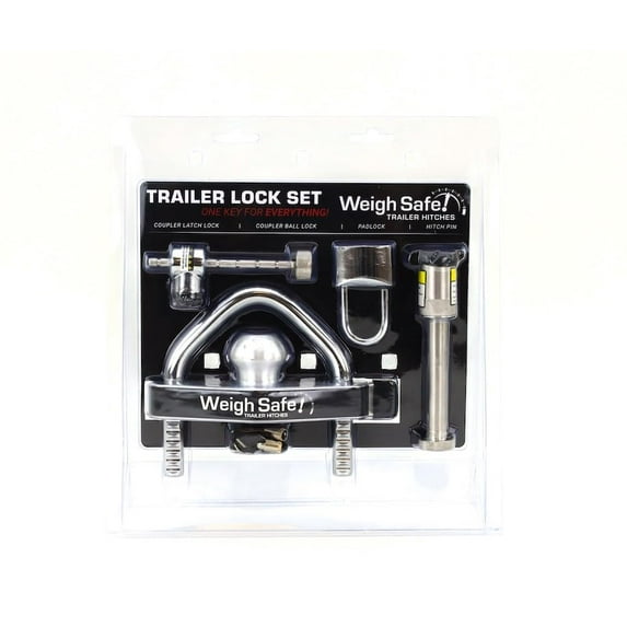 Weigh Safe WS26 Universal Trailer Lock Kit 4-Piece Keyed Alike ...