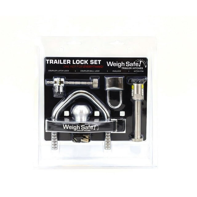 Weigh Safe WS26 Universal Trailer Lock Kit 4-Piece Keyed Alike ...