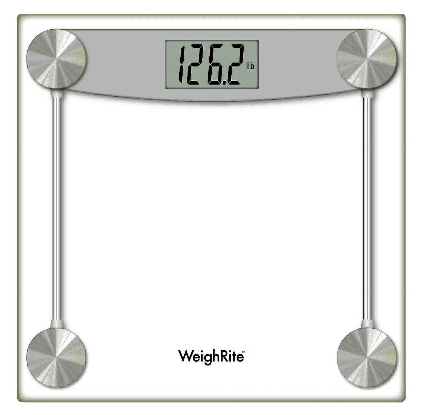 WeighRite Glass LCD Digital Scale - Walmart.com