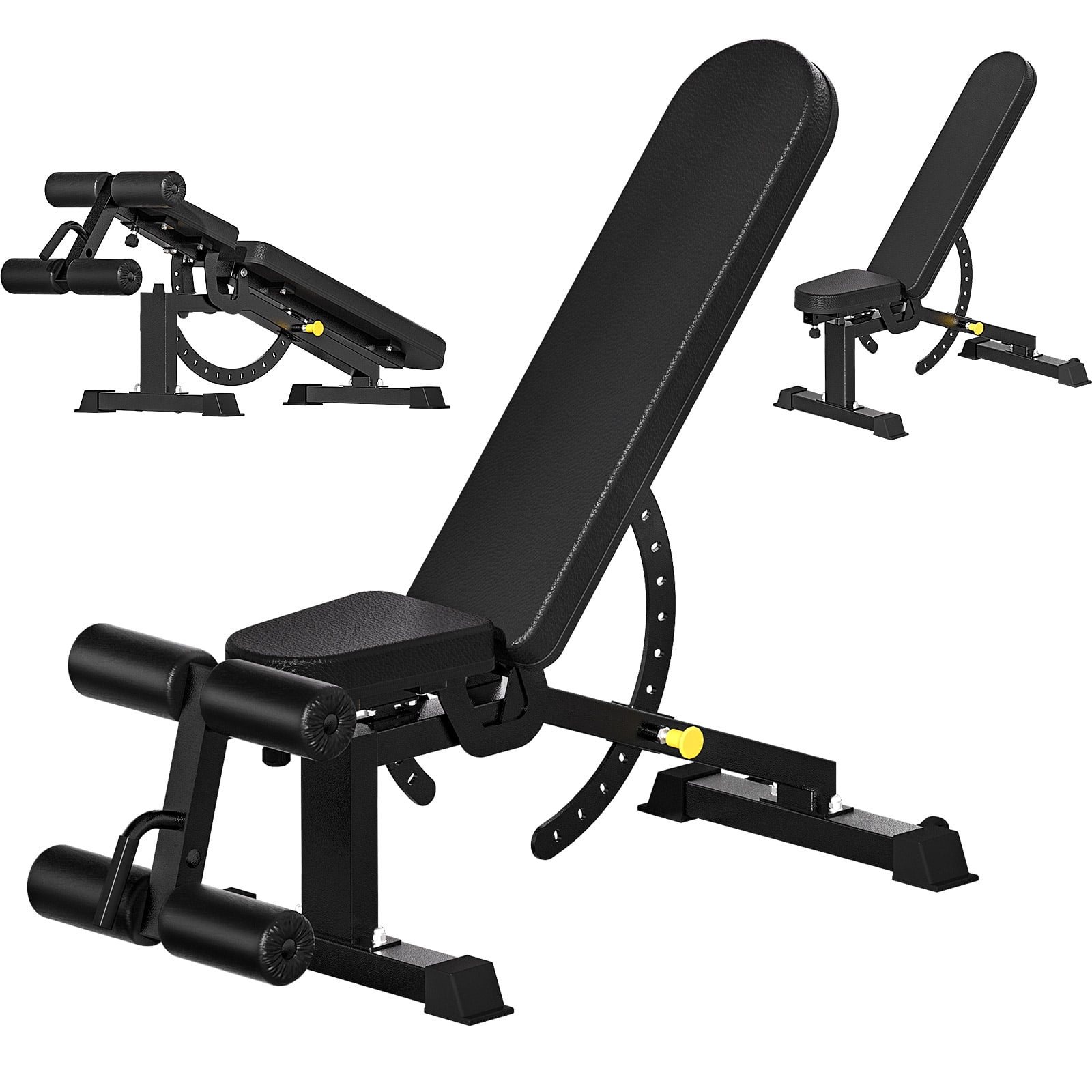 Weight Bench 1200lbs Exercise Equipment Workout Bench Adjustable Bench ...
