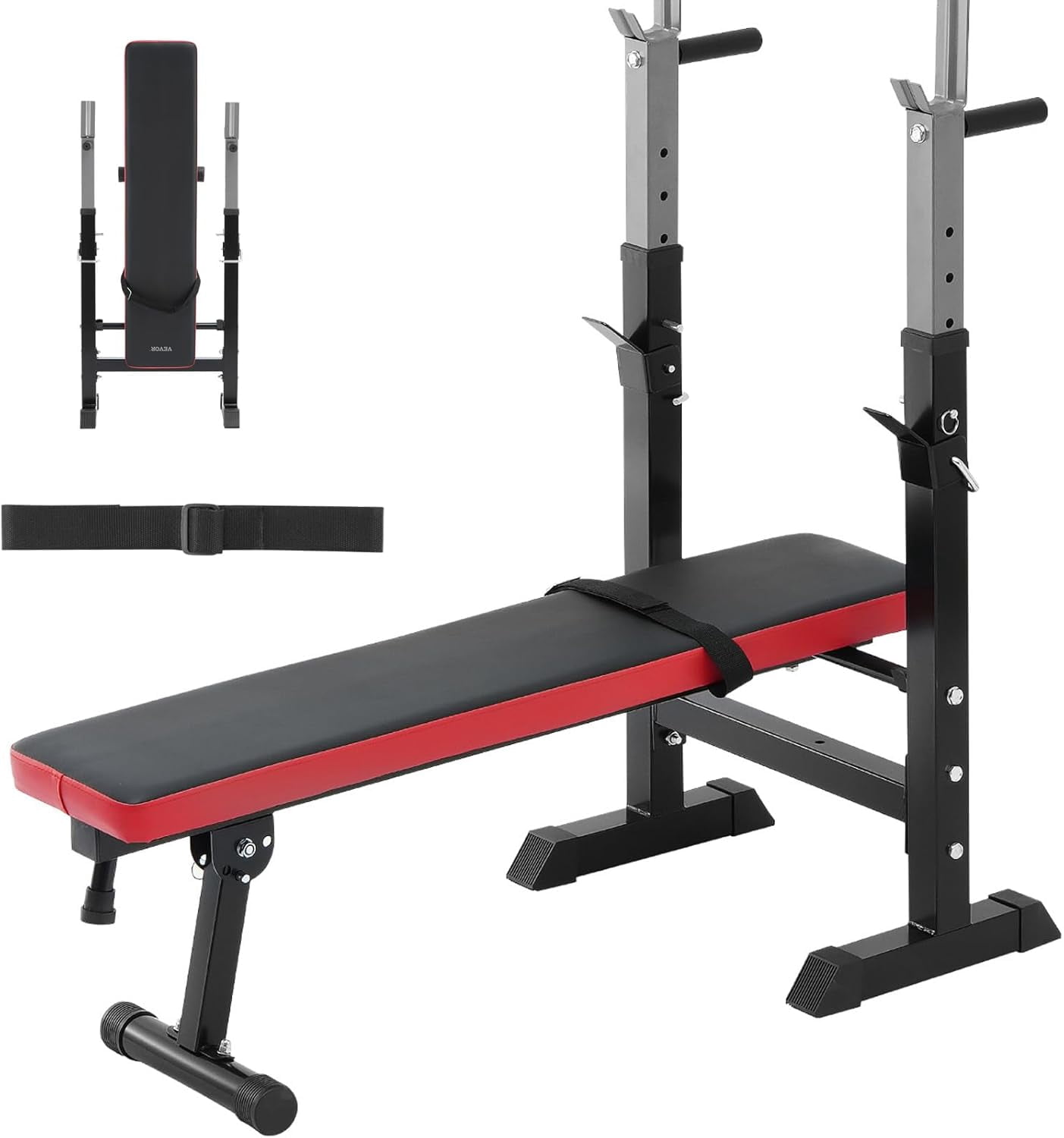 Weight Bench, Adjustable for Full Body Workout, 400lbs Exercise Sit up ...